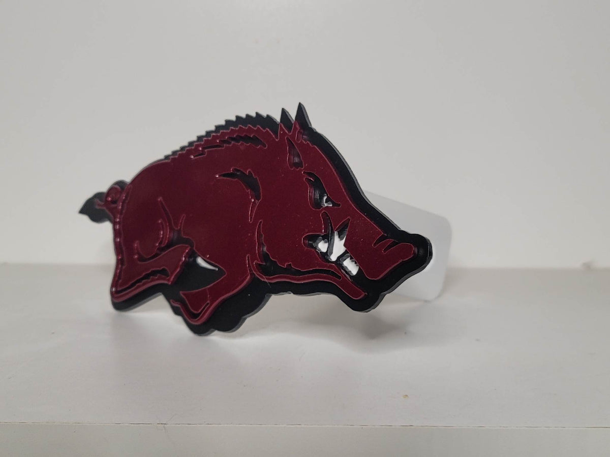 Arkansas Razorbacks Logo Hitch Cover – Hitches & Things